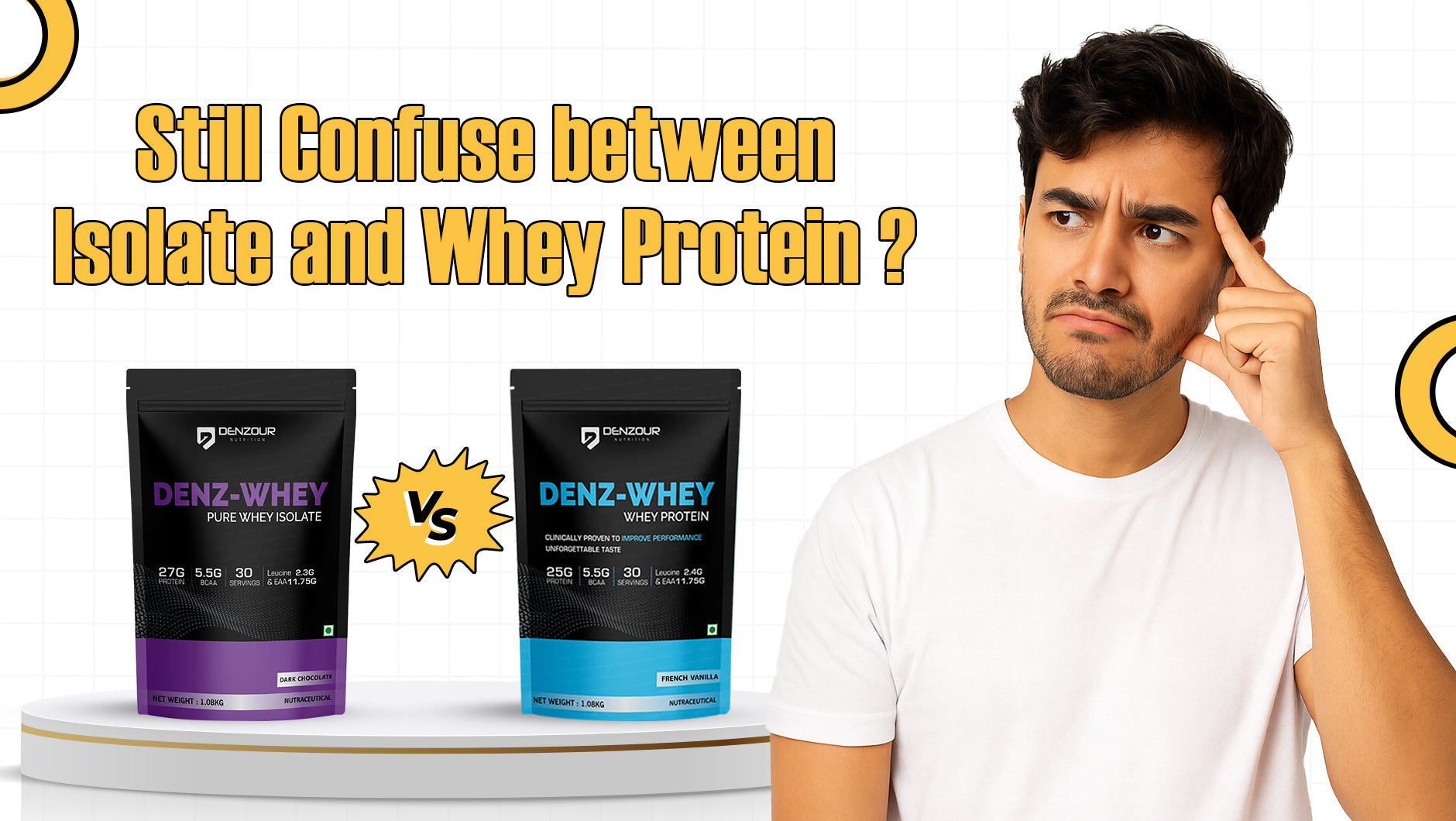 Whey Concentrate vs Whey Isolate: Benefits, Differences & Which One to – Denzour Nutrition